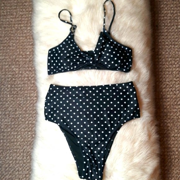 Swim | Nwot 2 Piece Bathing Suit High Waisted Medium | Poshmark